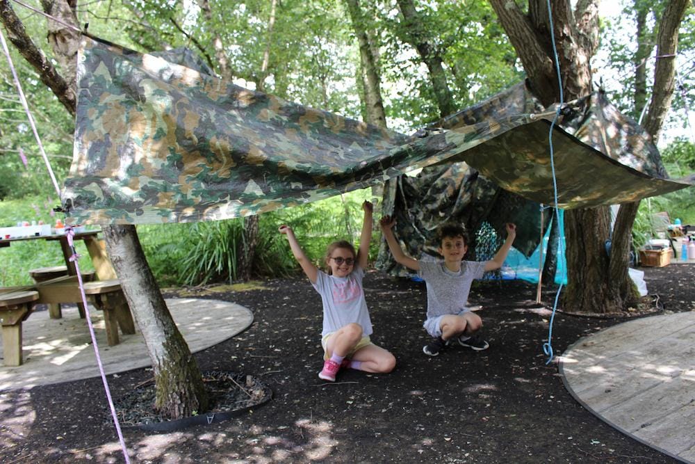 Why all children benefit from making dens Blog - Chestnut Tree House